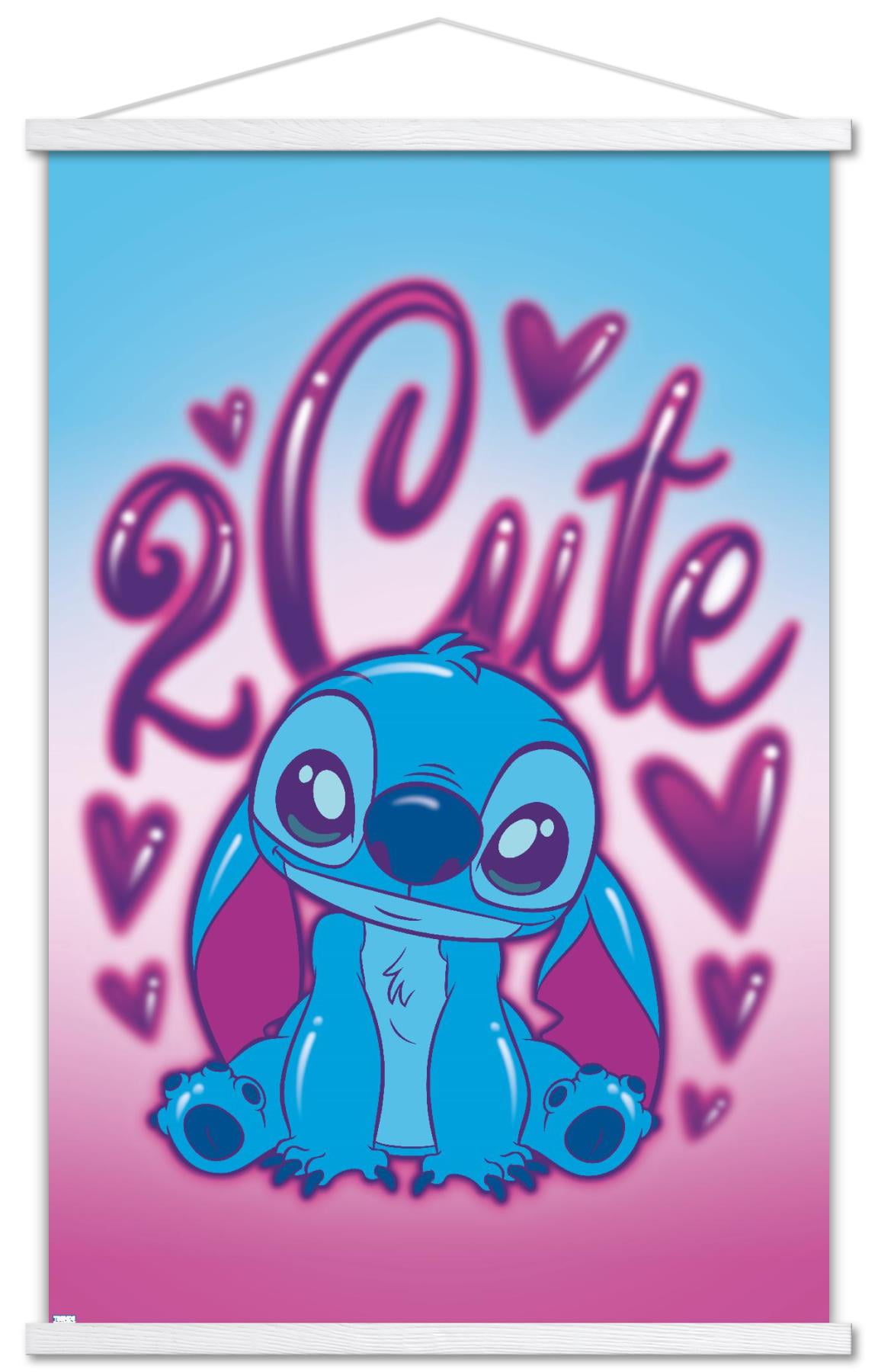 Disney Lilo and Stitch - 2 Cute Wall Poster with Magnetic Frame, 22.375 ...