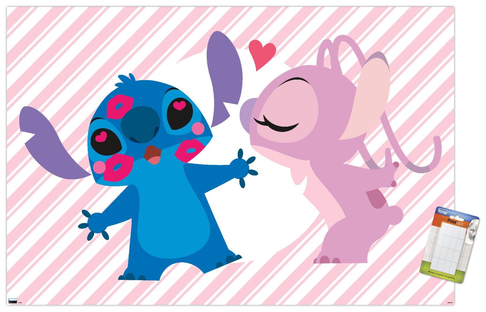 Disney Lilo and Stitch - Angel and Stitch Wall Poster, 22.375" x 34 ...