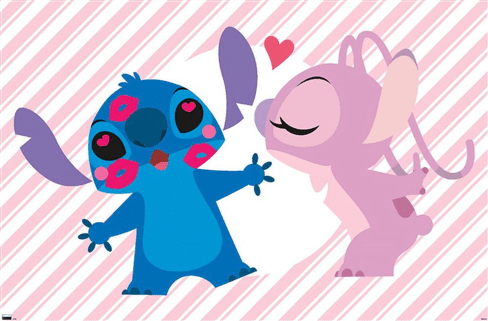 Disney Lilo and Stitch - Angel and Stitch Wall Poster, 22.375" x 34 ...