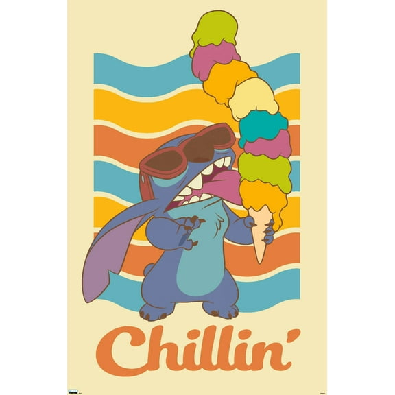 Disney Lilo & Stitch (2002) - Lilo & Friends Hula Wall Poster, 22.375 ...