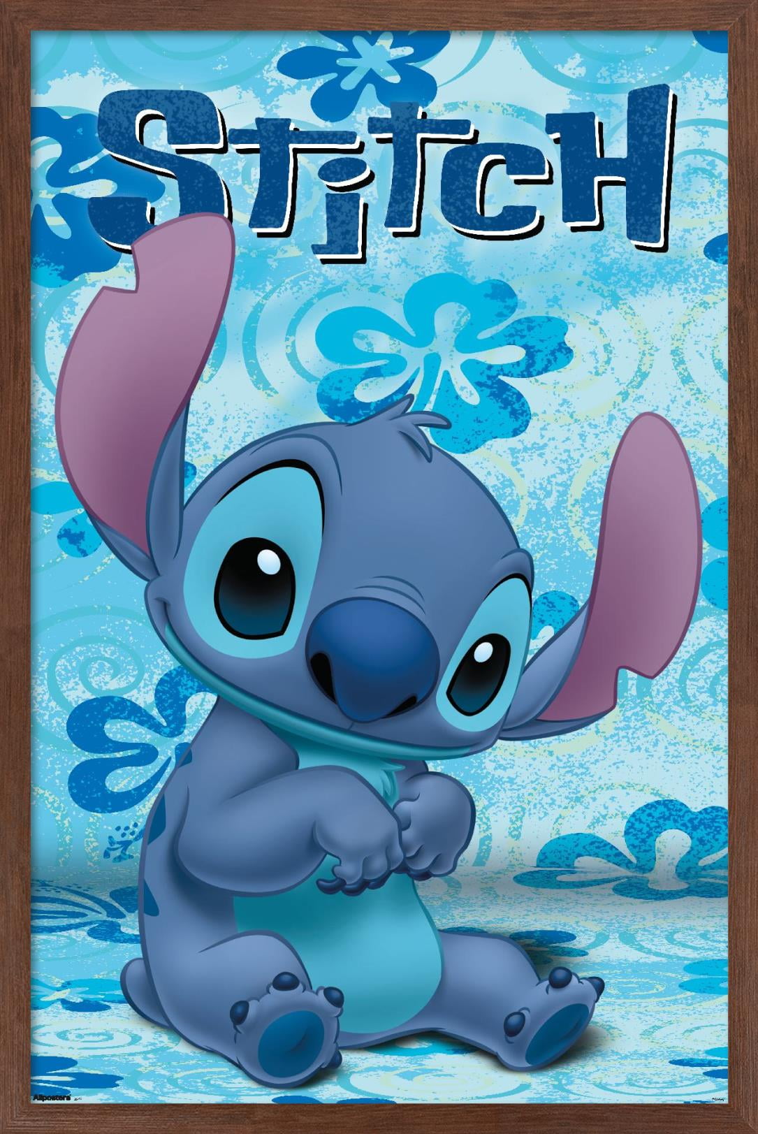 Disney Lilo and Stitch - Cute Wall Poster, 14.725" x 22.375" Framed ...