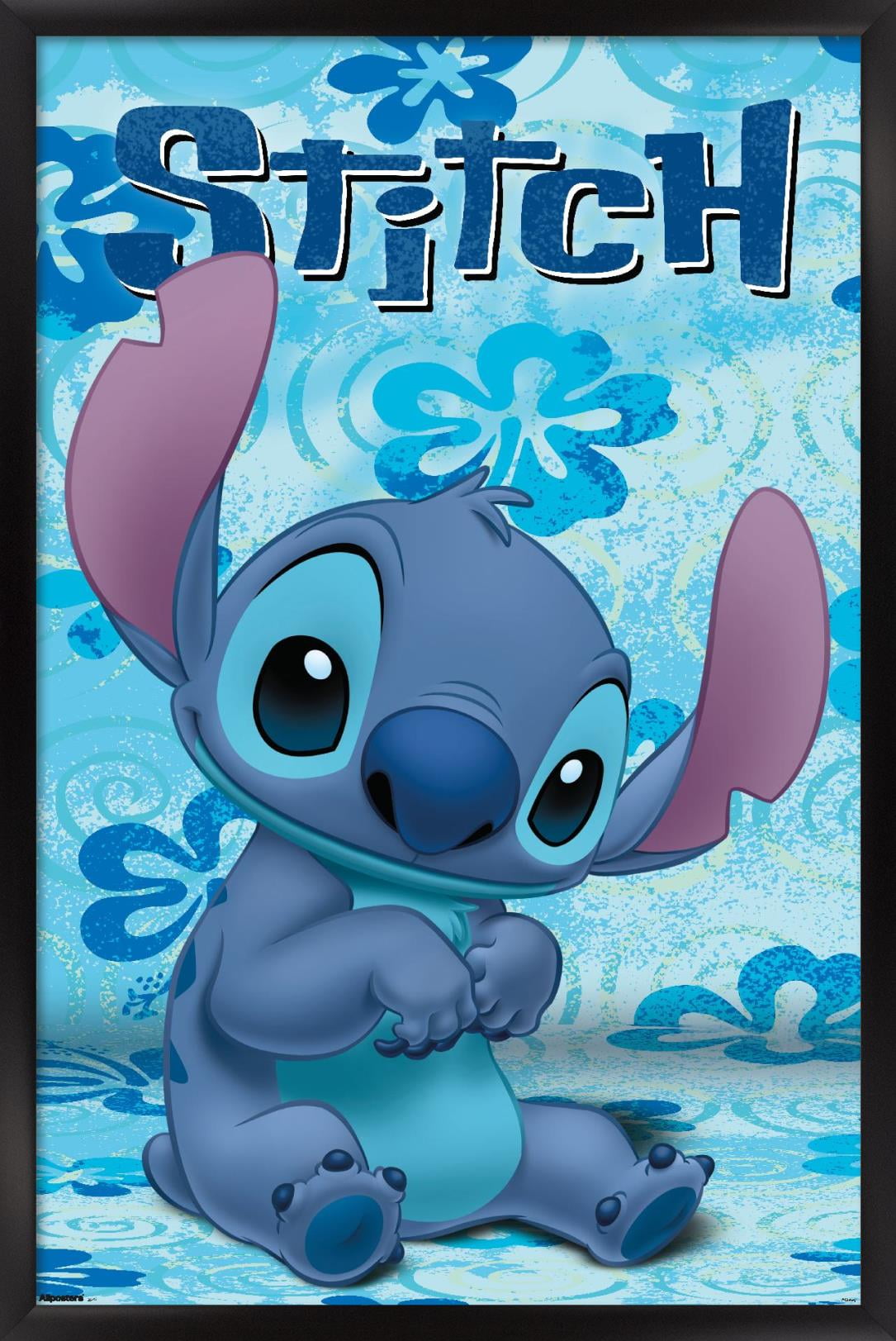 Disney Lilo and Stitch - Cute Wall Poster, 22.375" x 34" Framed ...