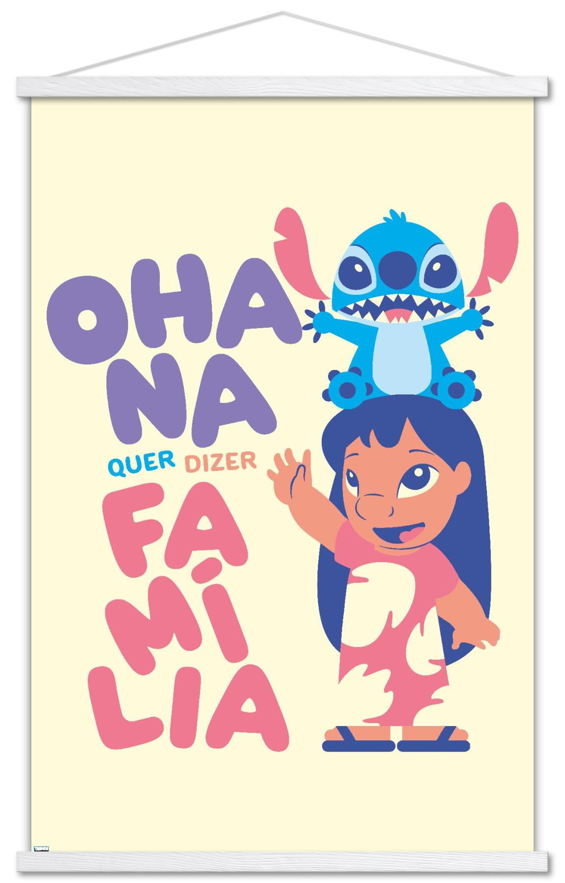 Disney Lilo and Stitch - Familia Wall Poster with Magnetic Frame, 22. ...