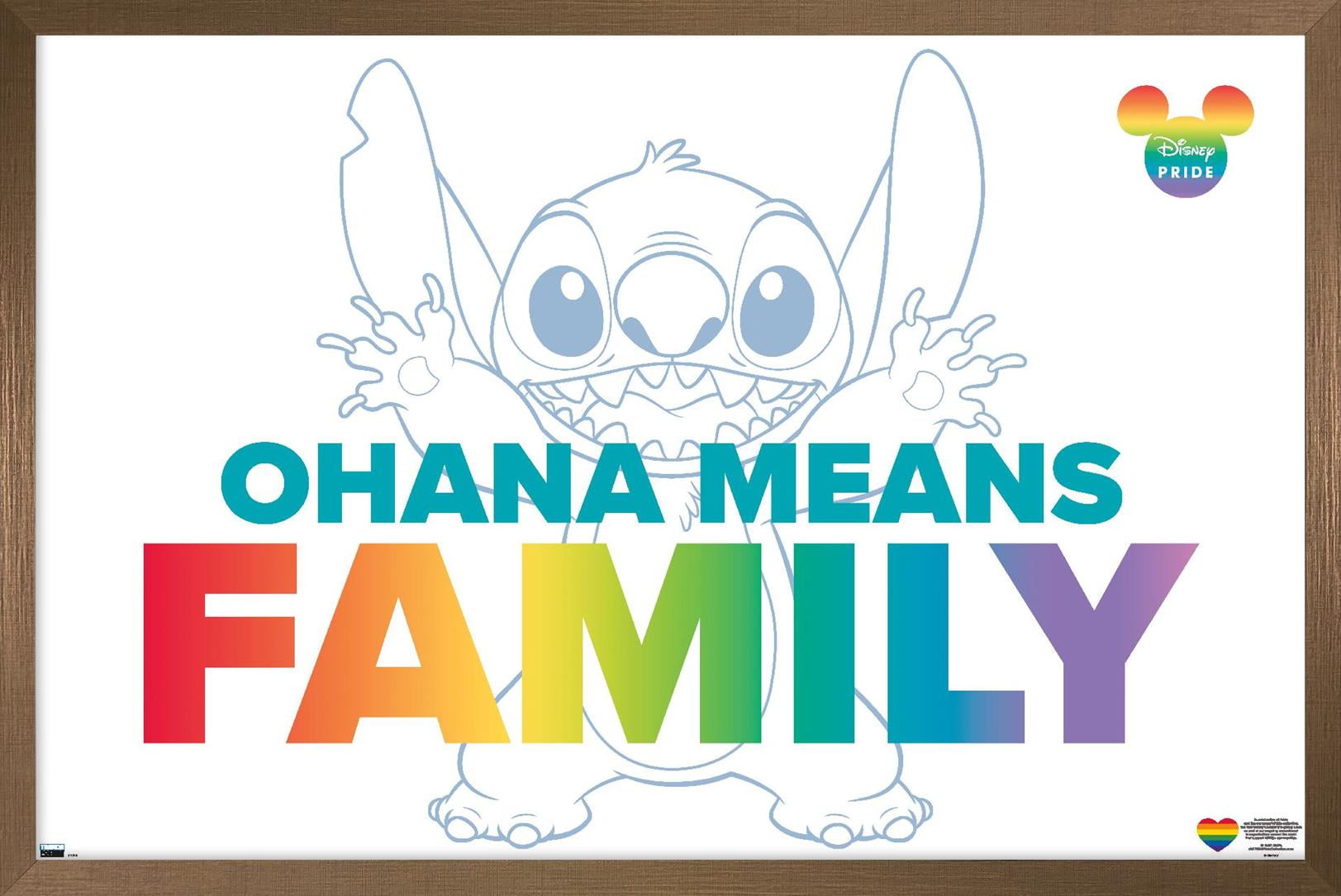 Disney Lilo and Stitch - Family Pride Wall Poster, 14.725" x 22.375 ...