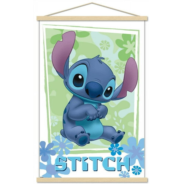 Disney Lilo and Stitch - Flowers Wall Poster with Magnetic Frame, 22.375" x 34" - Walmart ...