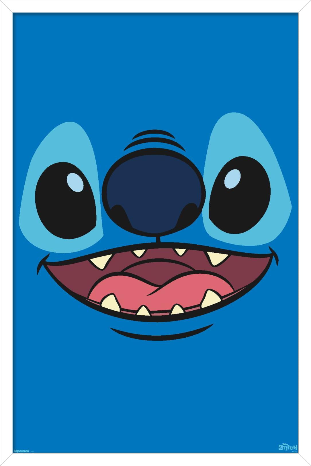 Disney Lilo and Stitch - Giant Face Smile Wall Poster, 14.725" x 22.375 ...