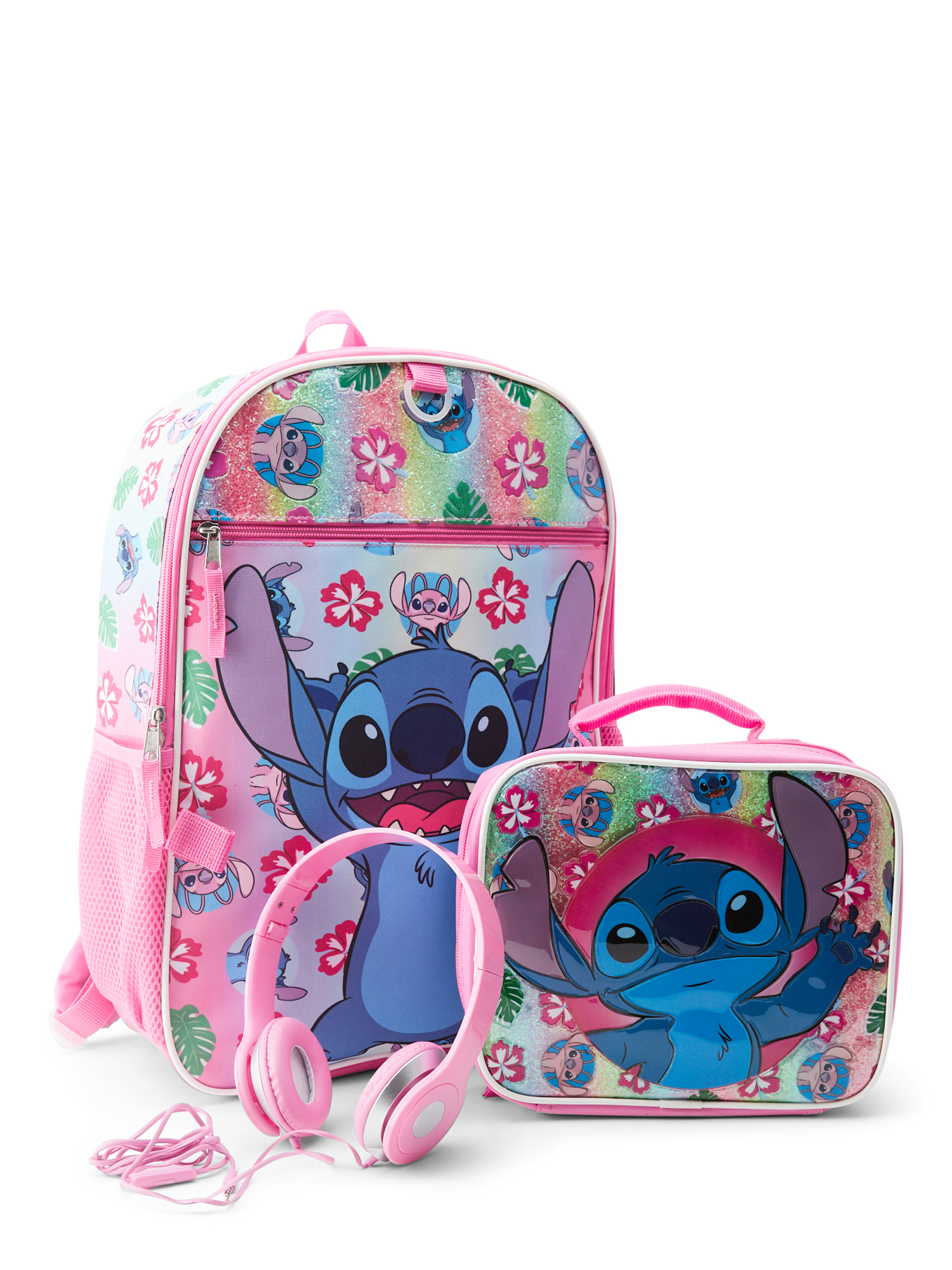 Disney Lilo & Stitch So Not Ordinary 5-Piece Backpack Set for school ...