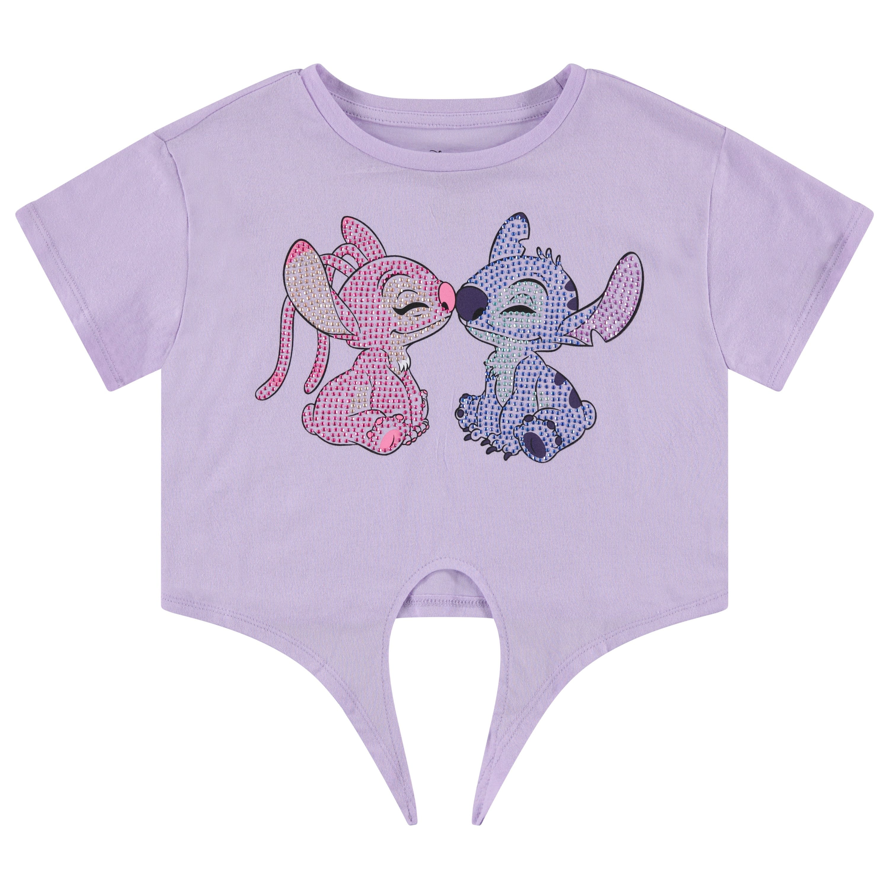 Disney Lilo and Stitch Girls Short Sleeve T-Shirt- Stitch Girls Tee ...