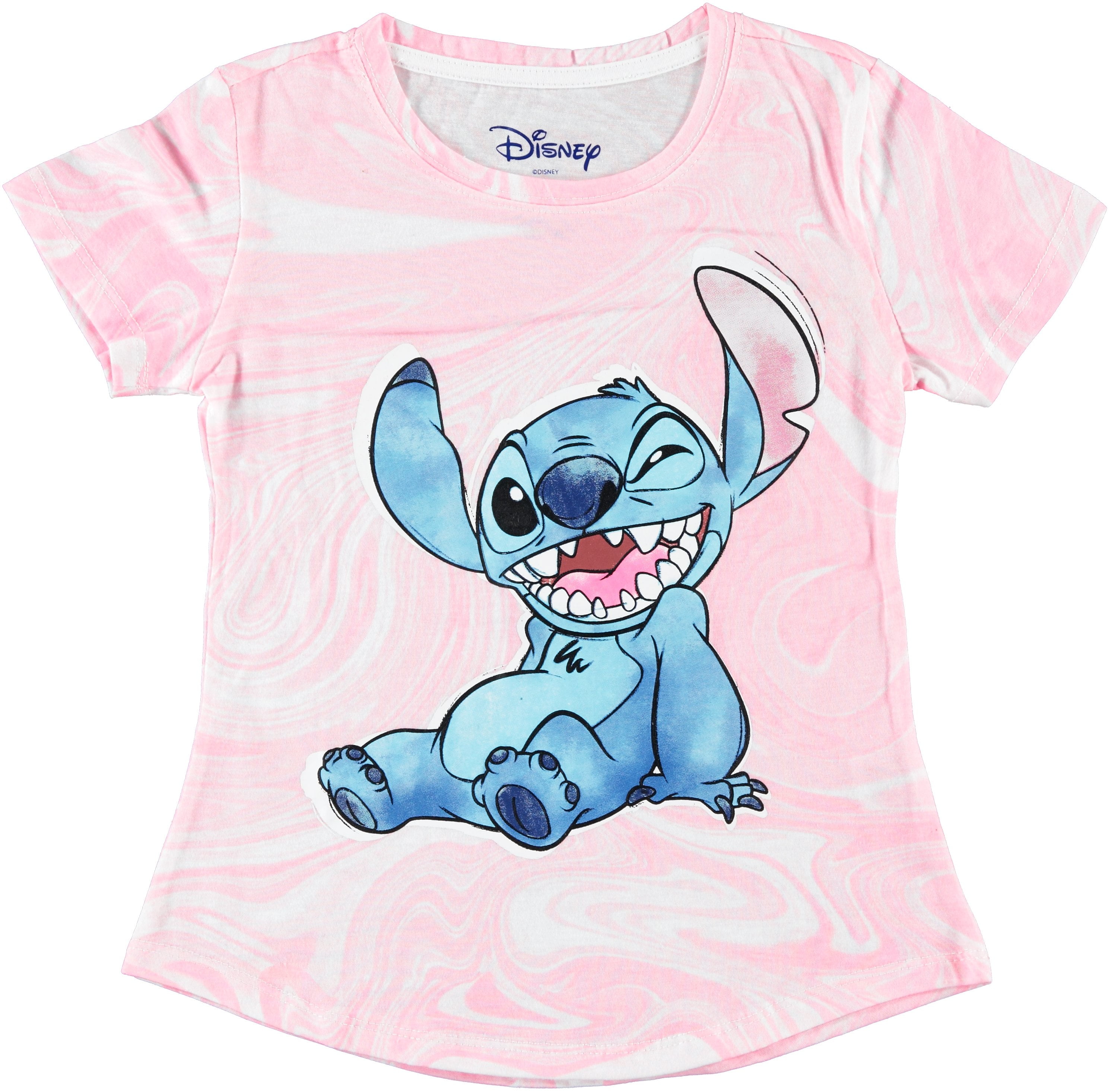 Disney Lilo and Stitch Girls Short Sleeve T-Shirt- Stitch Girls Tee ...