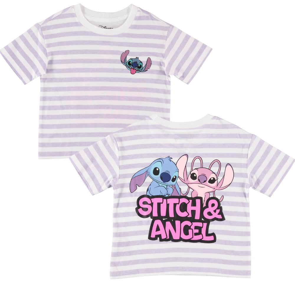 Disney Lilo and Stitch Girls Short Sleeve T-Shirt- Stitch Girls Tee ...
