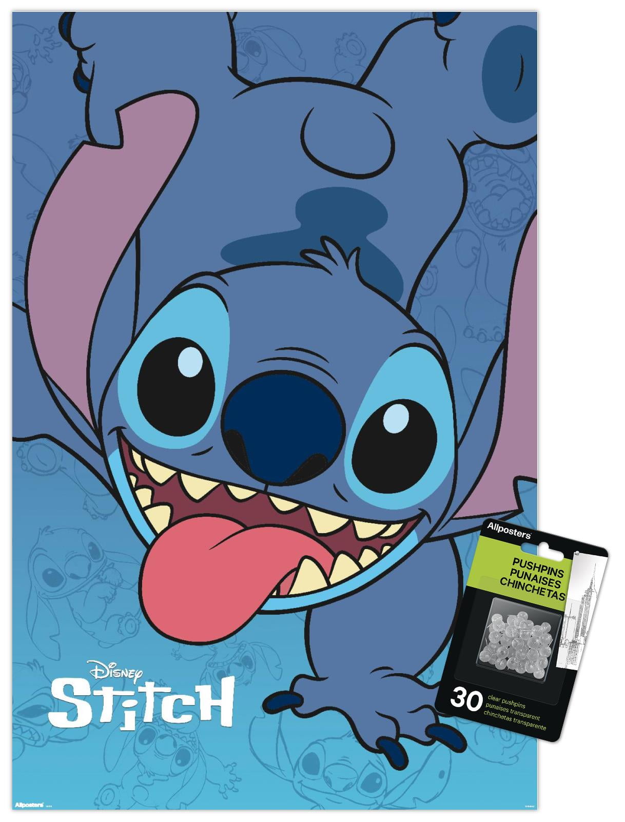 Disney Lilo and Stitch - Handstand Wall Poster with Push Pins, 14.725 ...