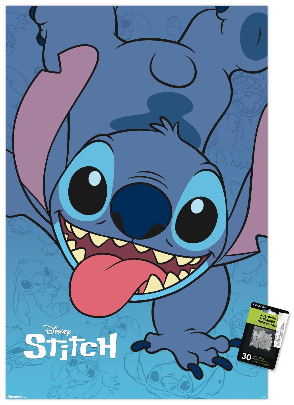 Disney Lilo and Stitch - Handstand Wall Poster with Push Pins, 22.375 ...