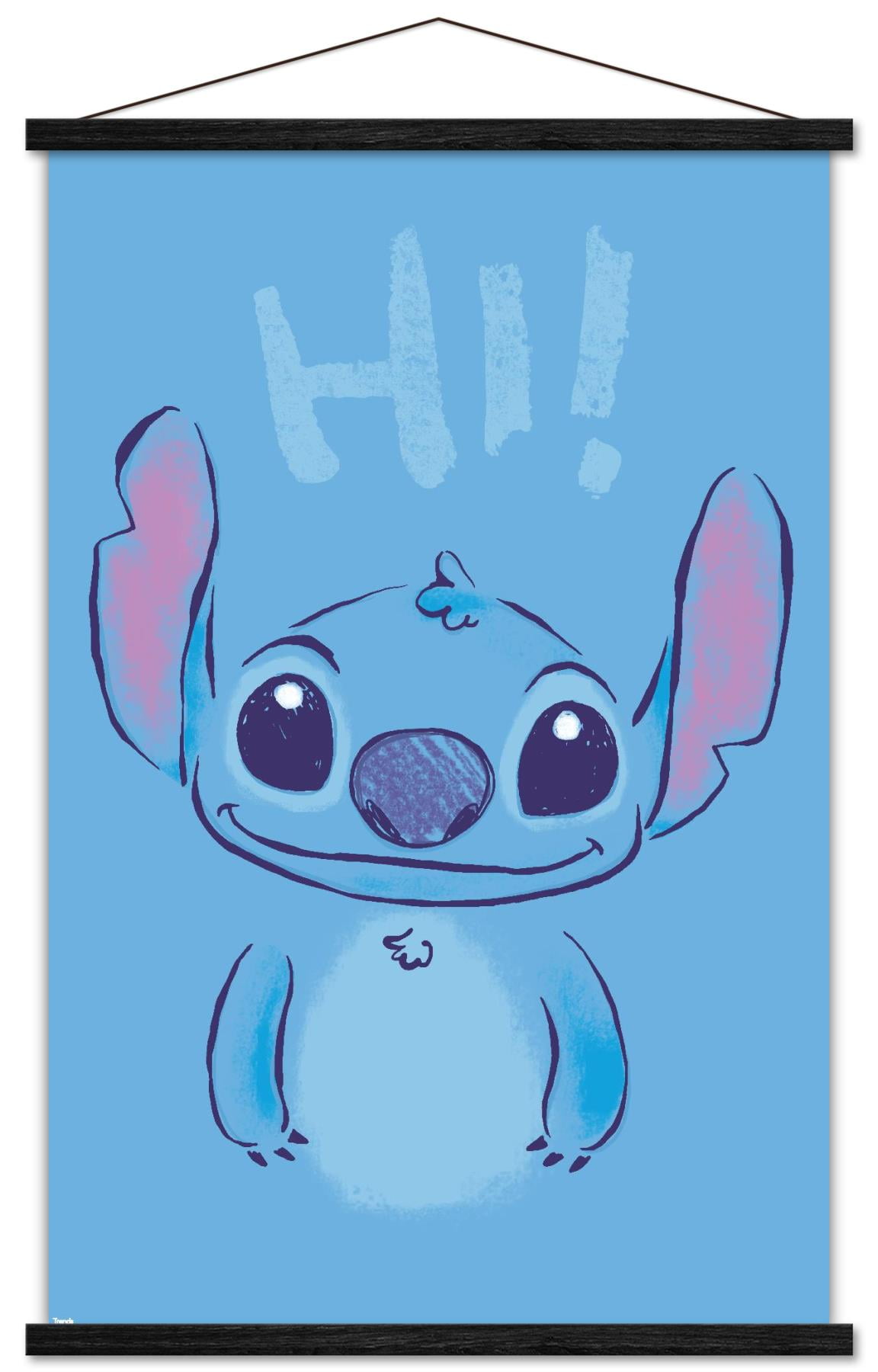 Disney Lilo and Stitch - Hi Wall Poster with Wooden Magnetic Frame, 22. ...