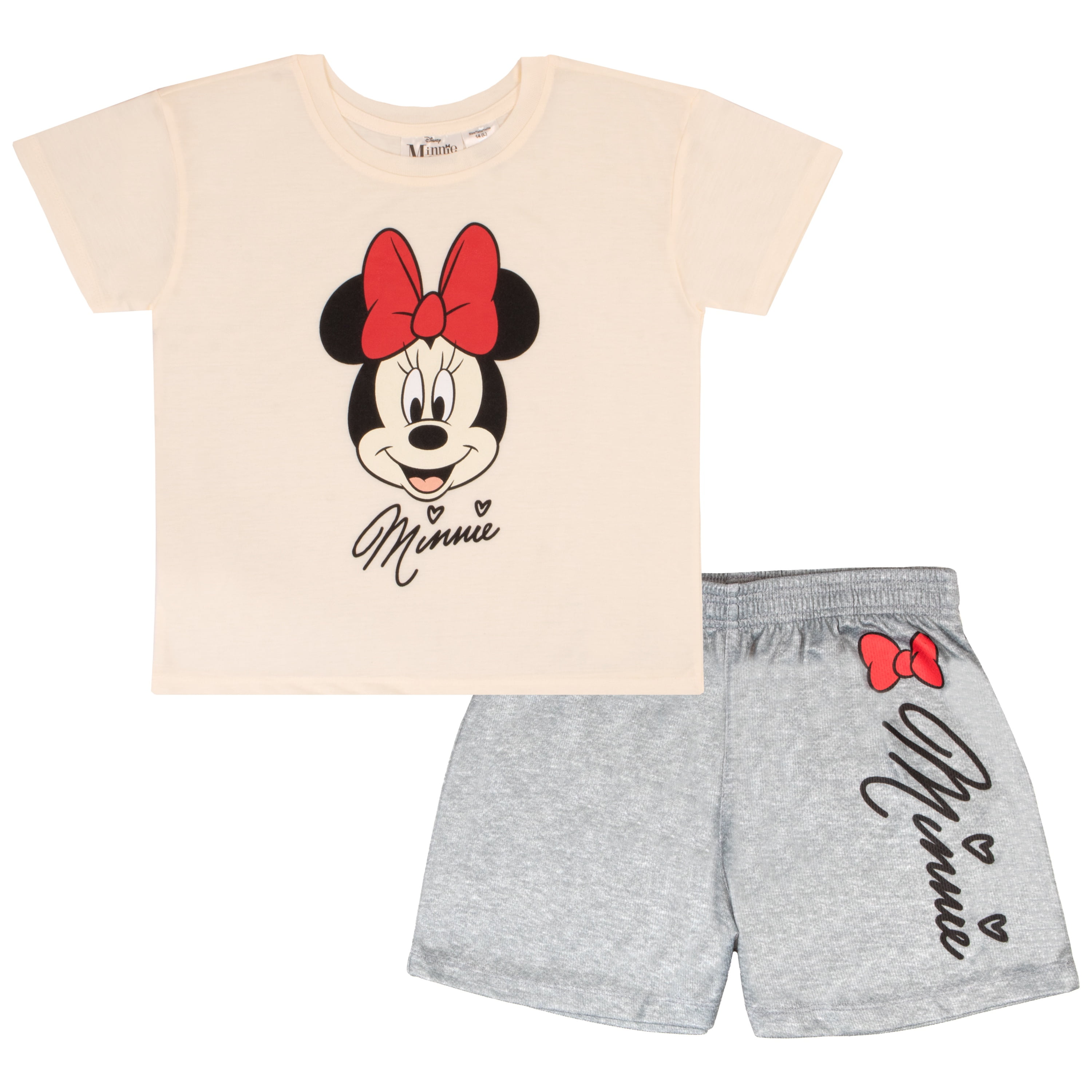 Disney Lilo and Stitch Minnie Mouse Girls Boxy Shirt and Short Sets ...