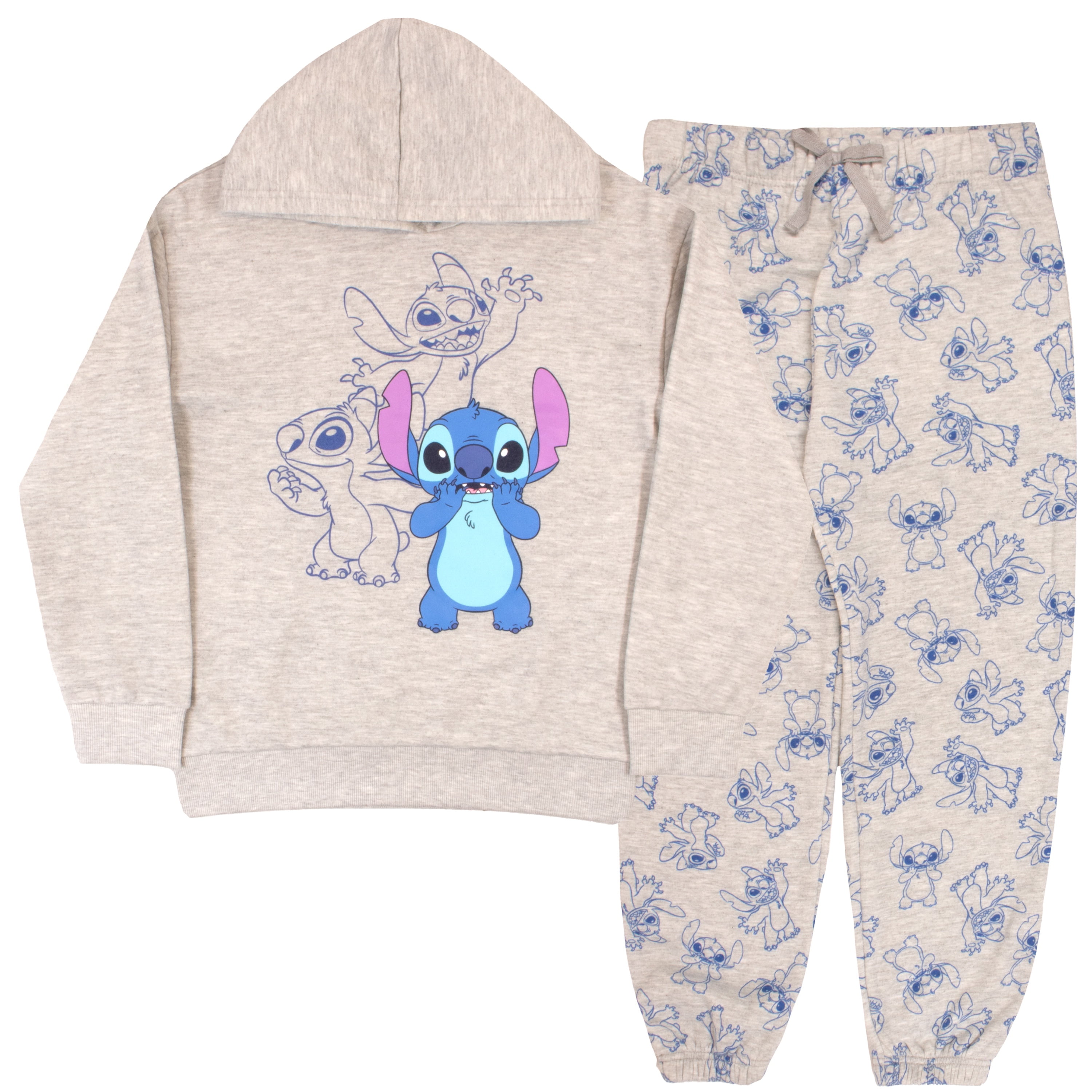 Disney Lilo and Stitch Minnie Mouse Girls Matching Sets Pullover Hoodie ...