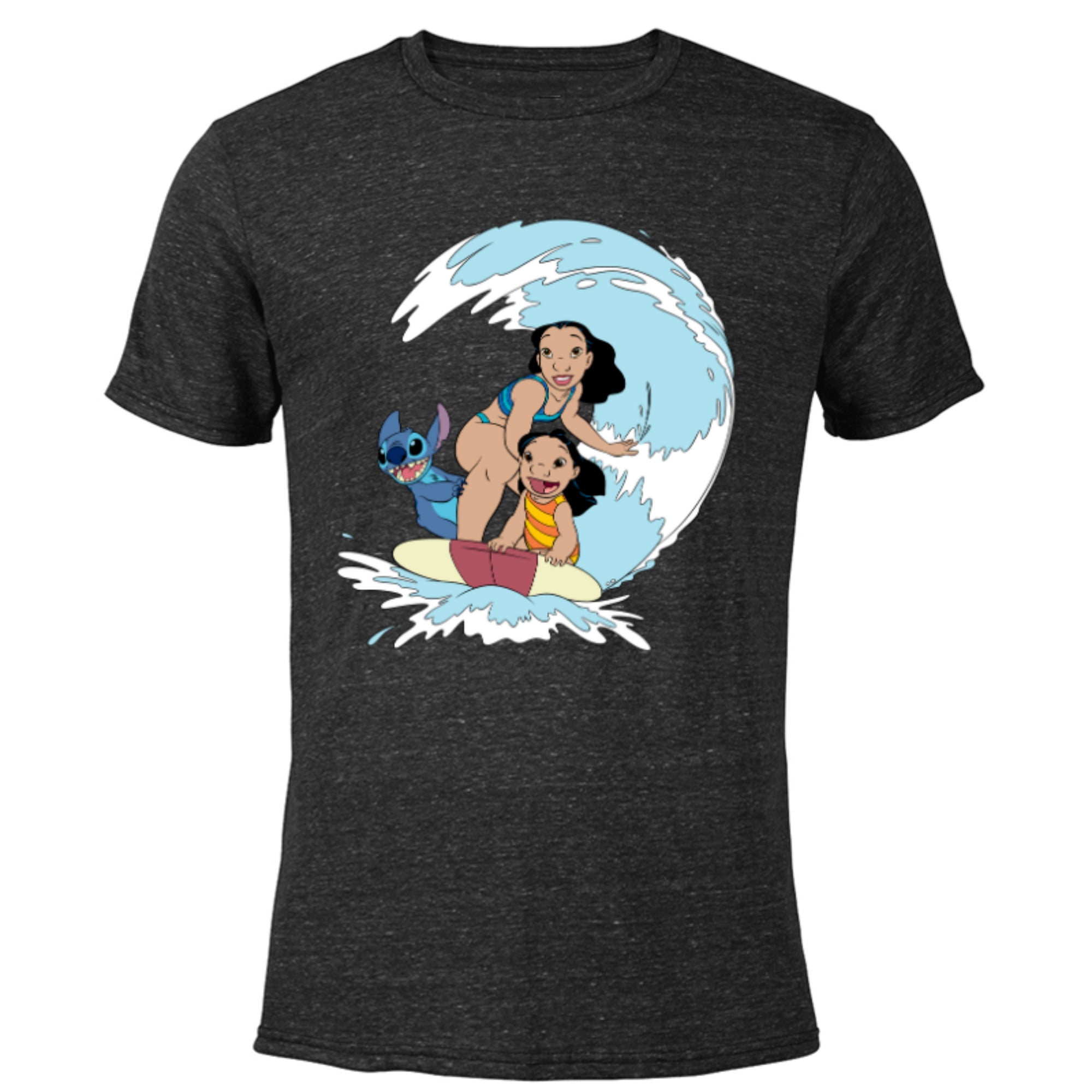 Disney Lilo and Stitch Nani Family Surf Sesh - Short Sleeve Blended T ...