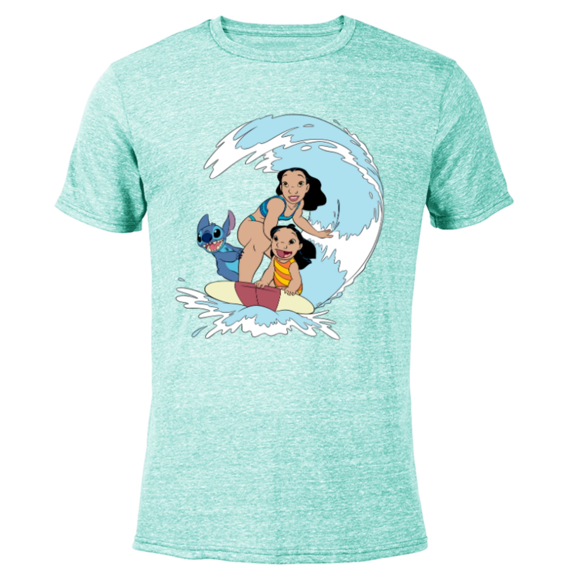 Disney Lilo and Stitch Nani Family Surf Sesh - Short Sleeve Blended T ...
