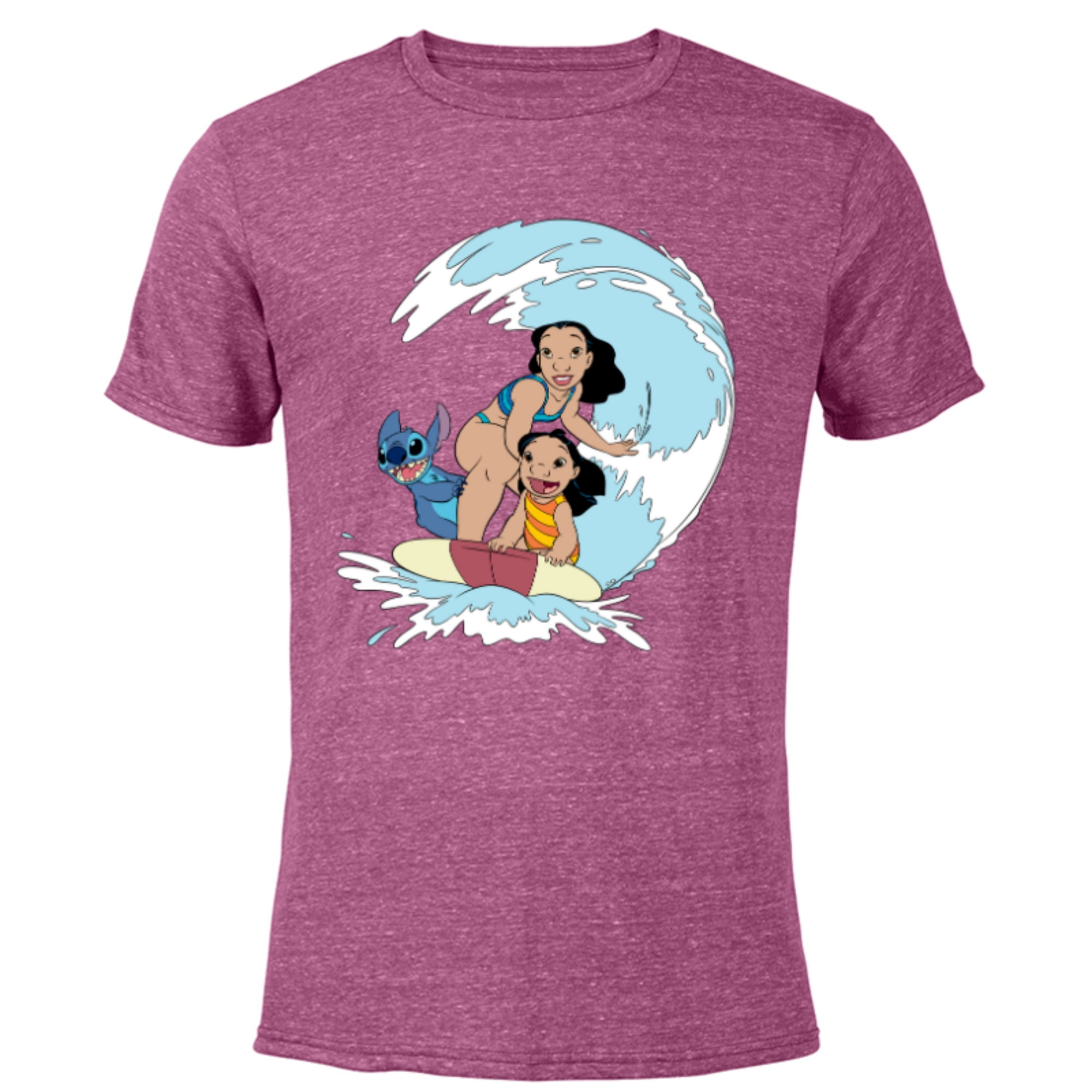 Disney Lilo and Stitch Nani Family Surf Sesh - Short Sleeve Blended T ...