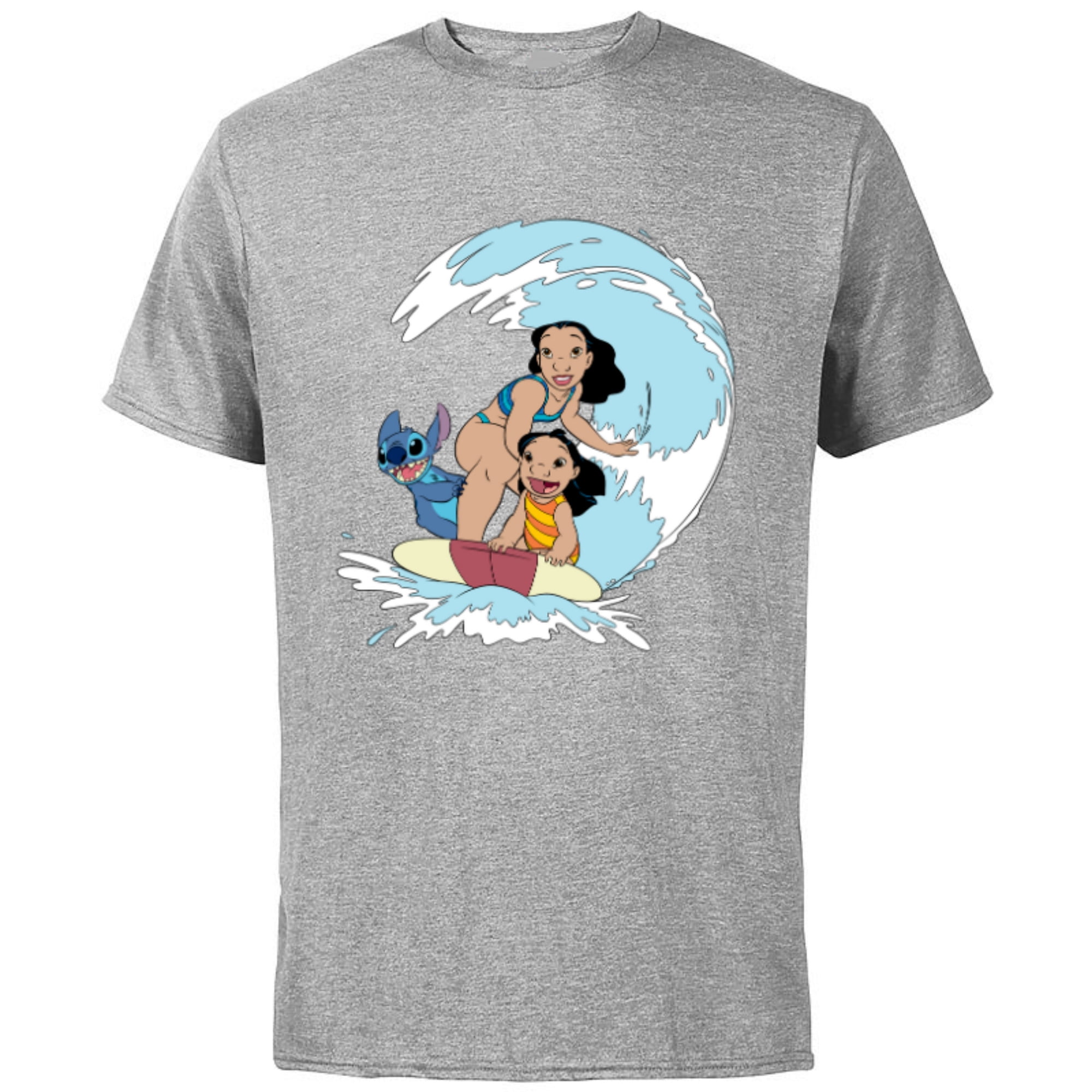 Disney Lilo and Stitch Nani Family Surf Sesh - Short Sleeve Cotton T ...