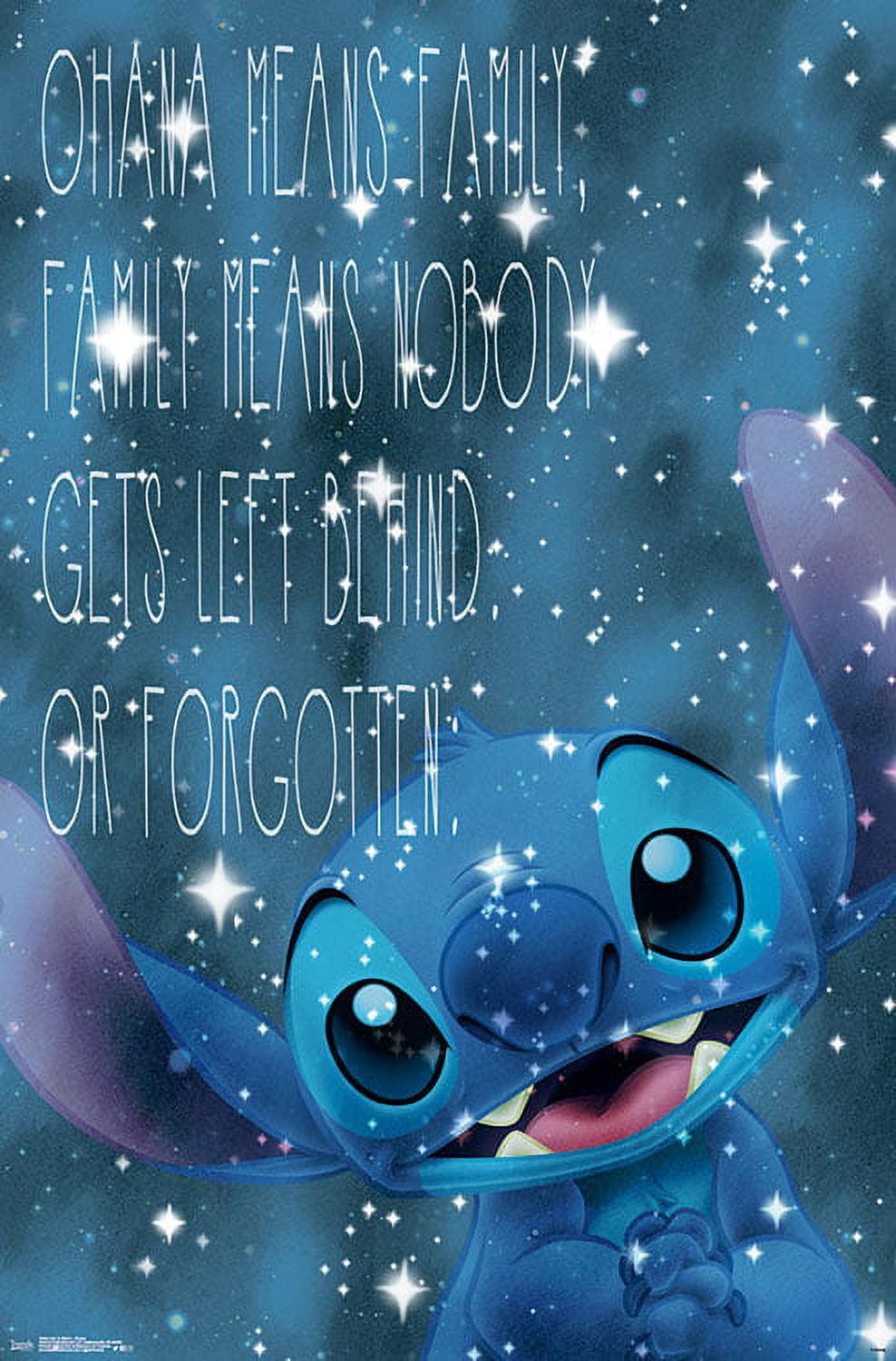 Disney Lilo and Stitch - Ohana Wall Poster, 22.375" x 34" - Walmart.com