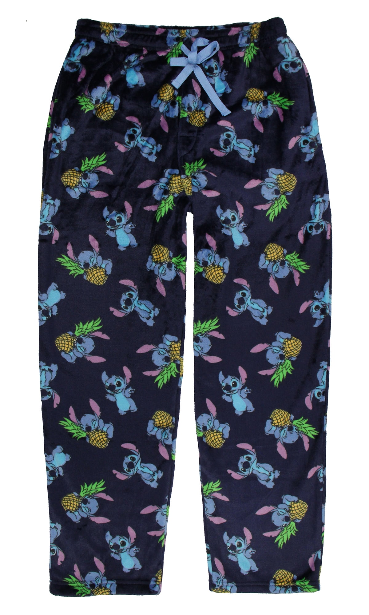 Disney Lilo and Stitch Pajama Pants Pineapple Adult Super Minky Lounge ...