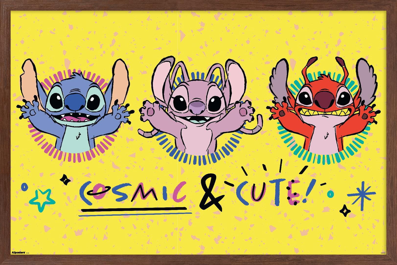 Disney Lilo and Stitch: Pattern Clash - Cosmic & Cute Wall Poster, 22. ...