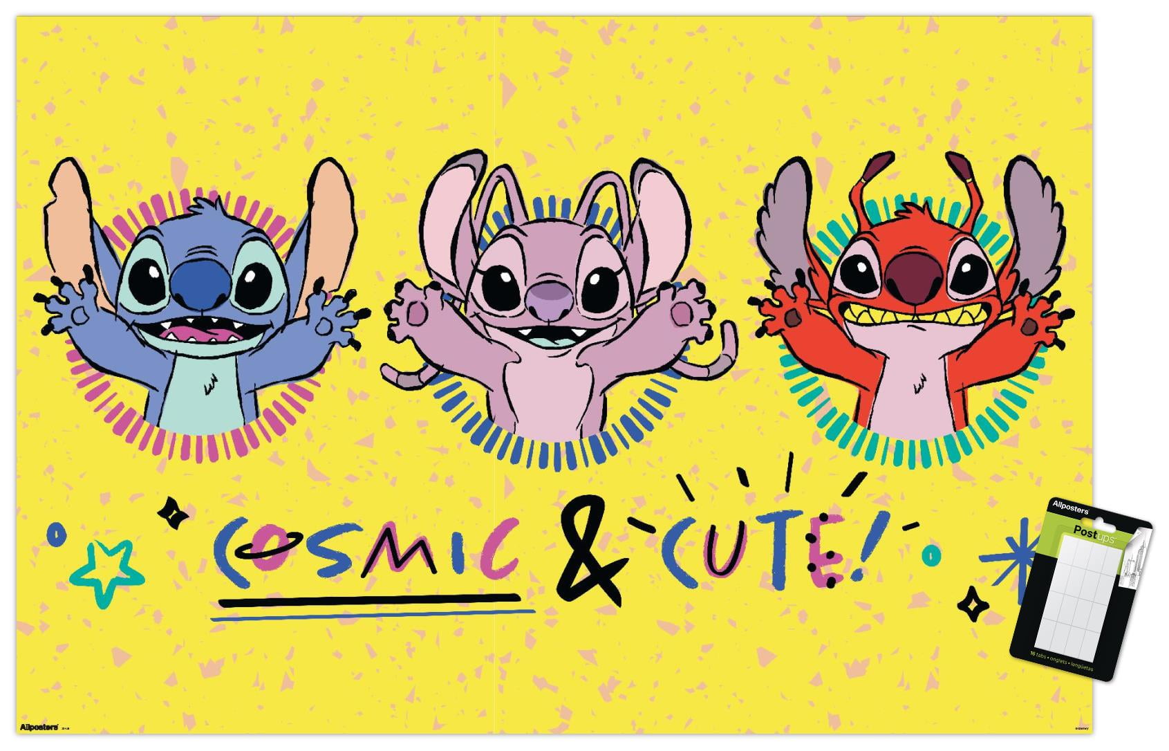 Disney Lilo and Stitch: Pattern Clash - Cosmic & Cute Wall Poster, 22. ...