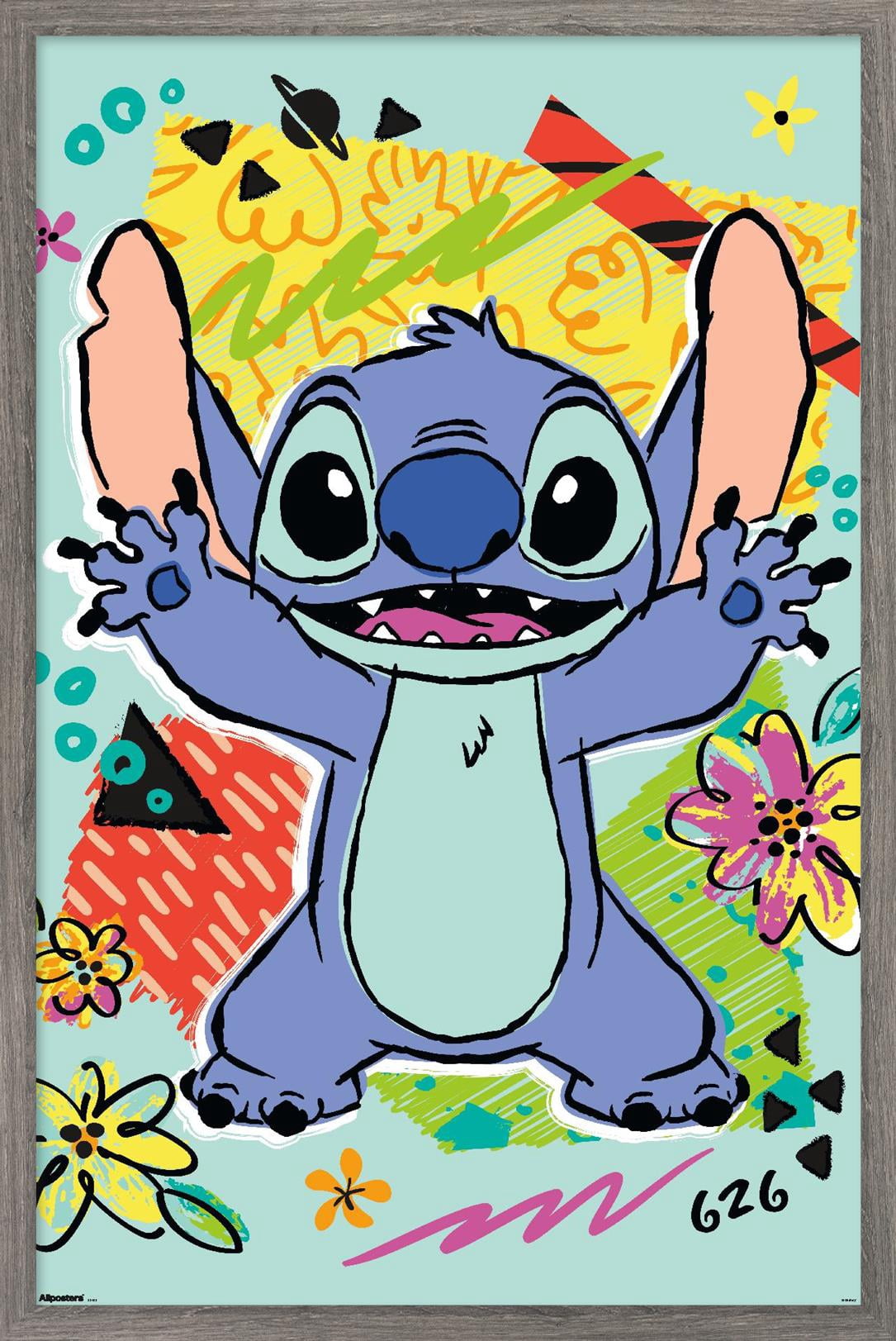 Disney Lilo and Stitch: Pattern Clash - Stitch Wall Poster, 14.725" x ...