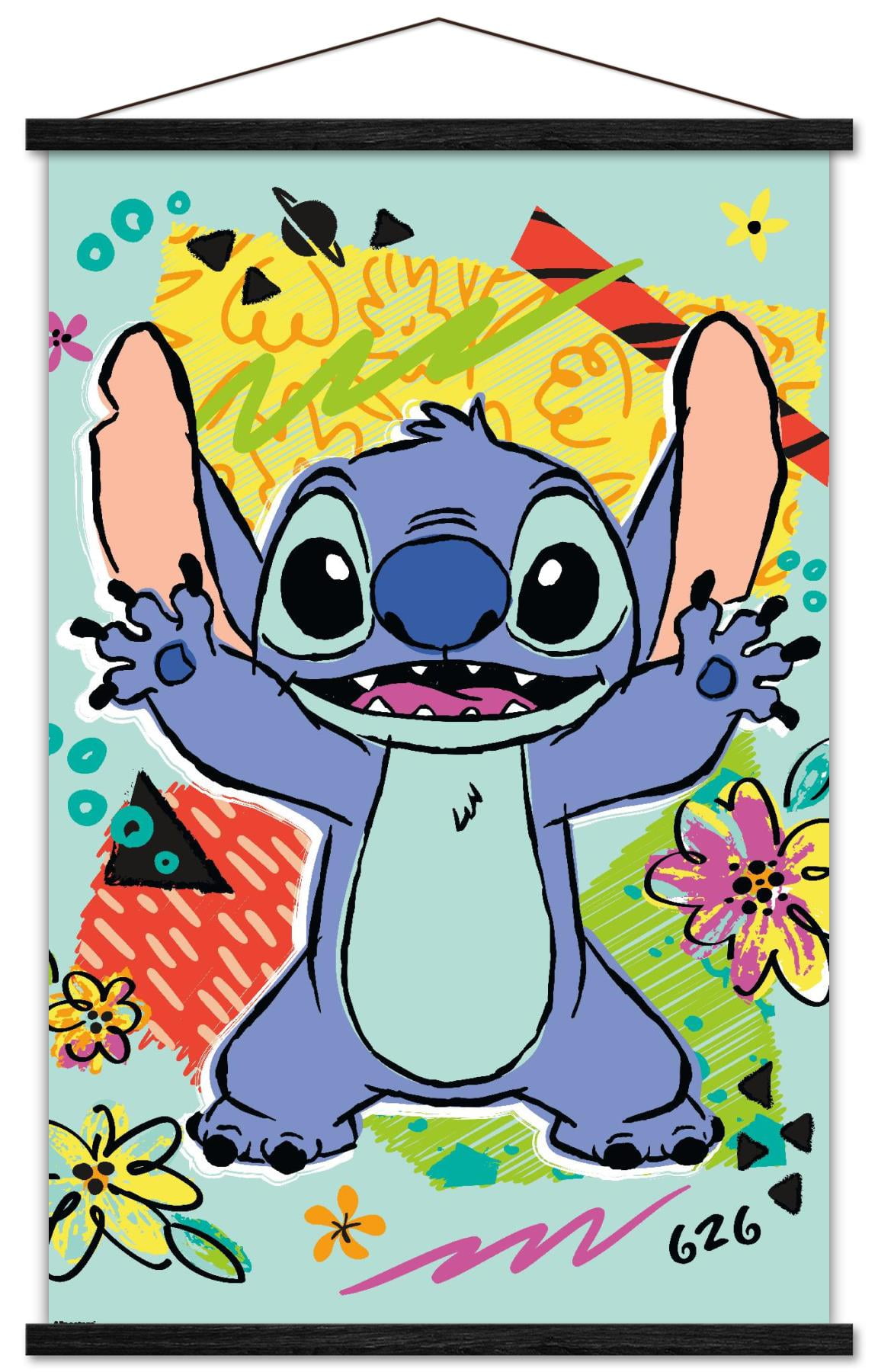 Disney Lilo and Stitch: Pattern Clash - Stitch Wall Poster with ...
