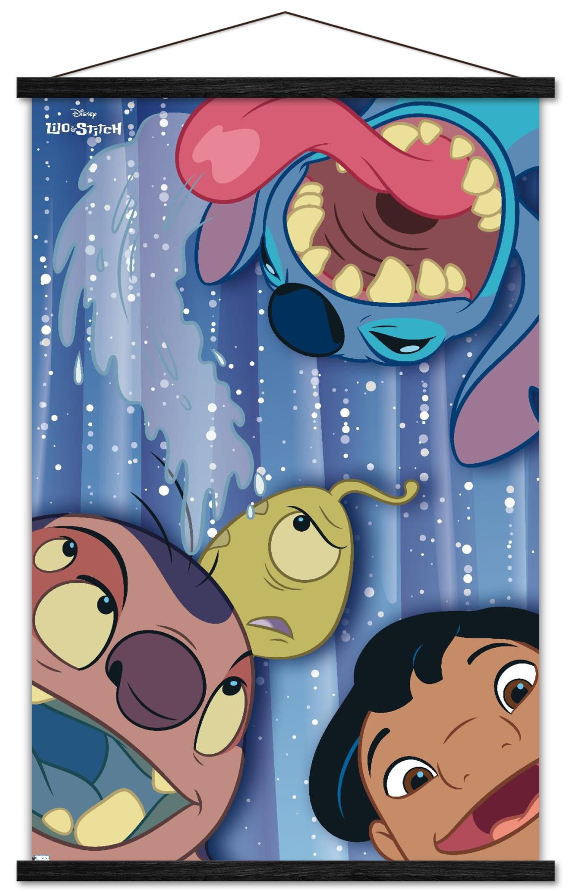 Disney Lilo and Stitch - Photobooth Faces Wall Poster with Magnetic ...