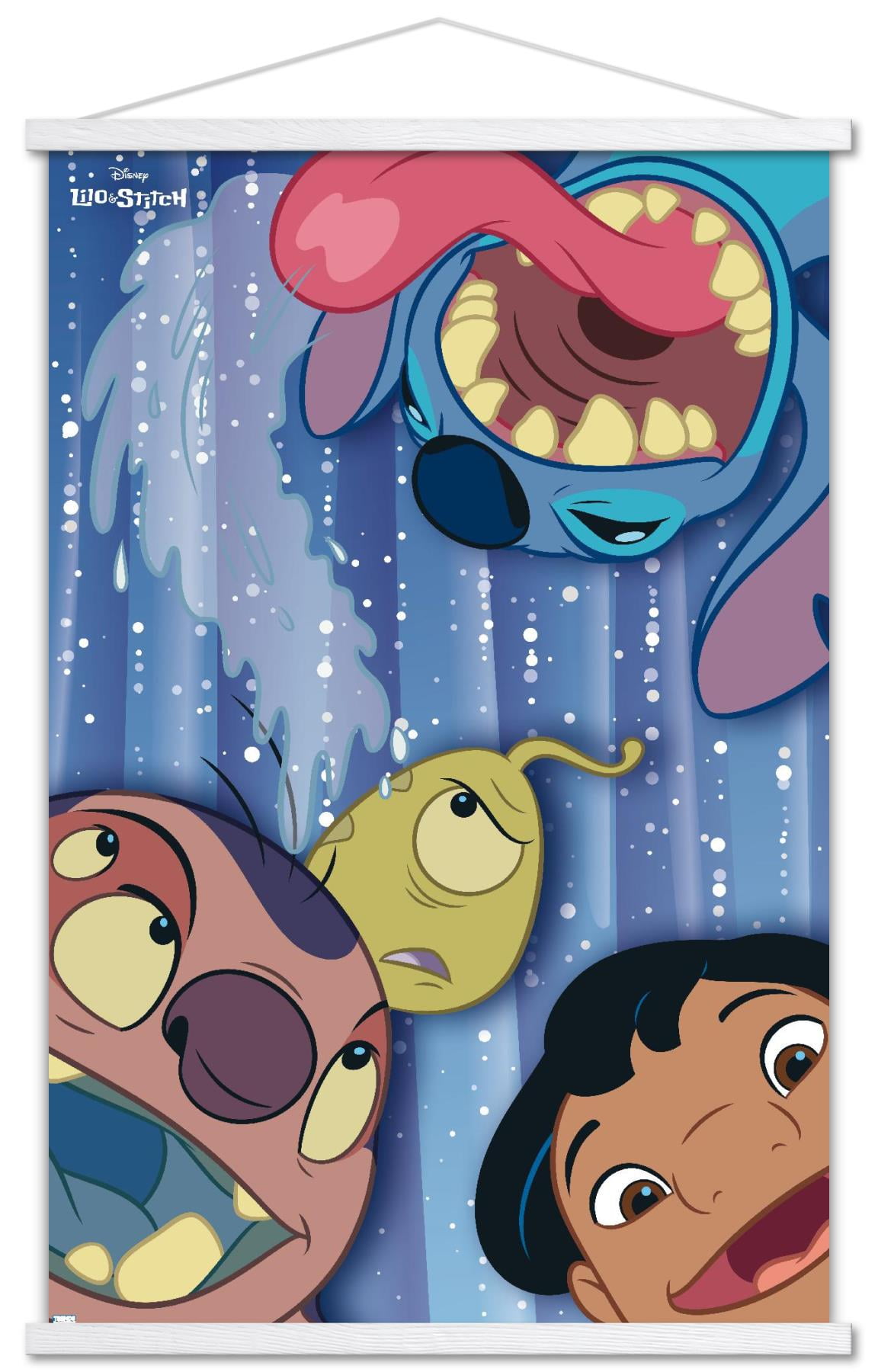Disney Lilo and Stitch - Photobooth Faces Wall Poster with Magnetic ...