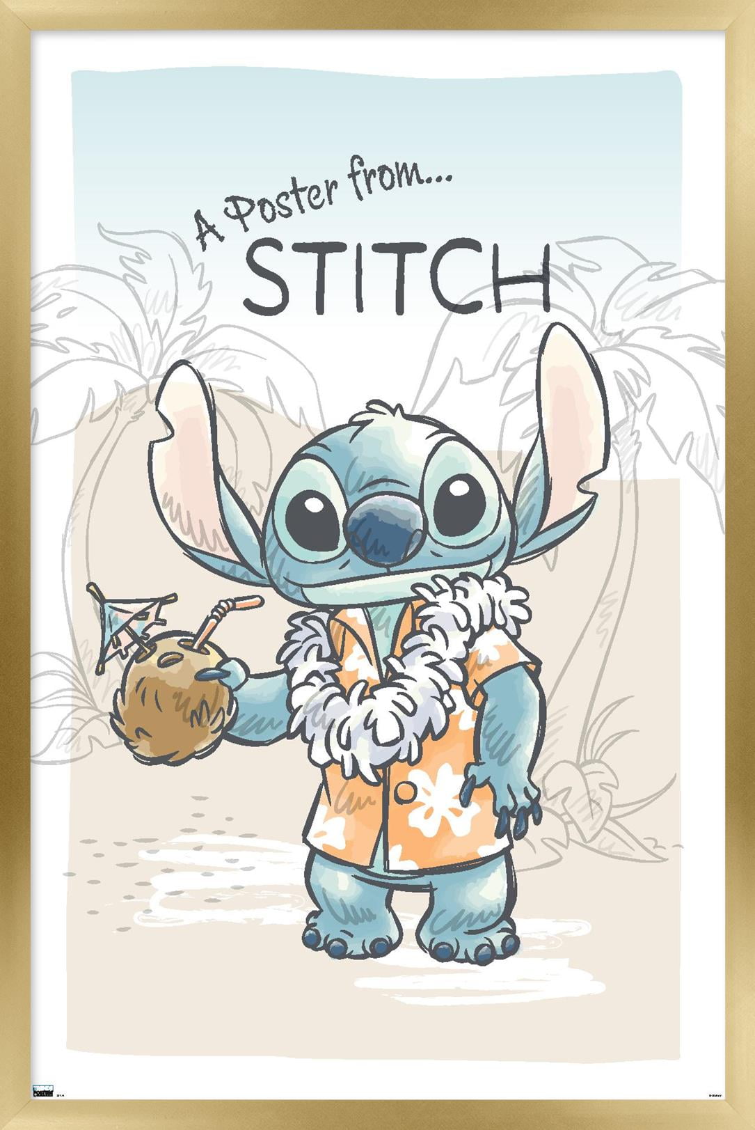 Disney Lilo and Stitch - Poster From Stitch Wall Poster, 14.725" x 22. ...