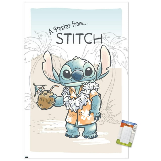 Disney Lilo and Stitch - Poster From Stitch Wall Poster, 22.375" x 34 ...