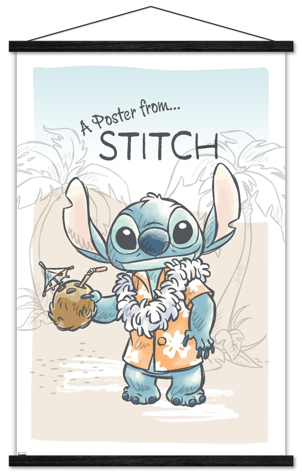 Disney Lilo and Stitch - Poster From Stitch Wall Poster with Magnetic ...