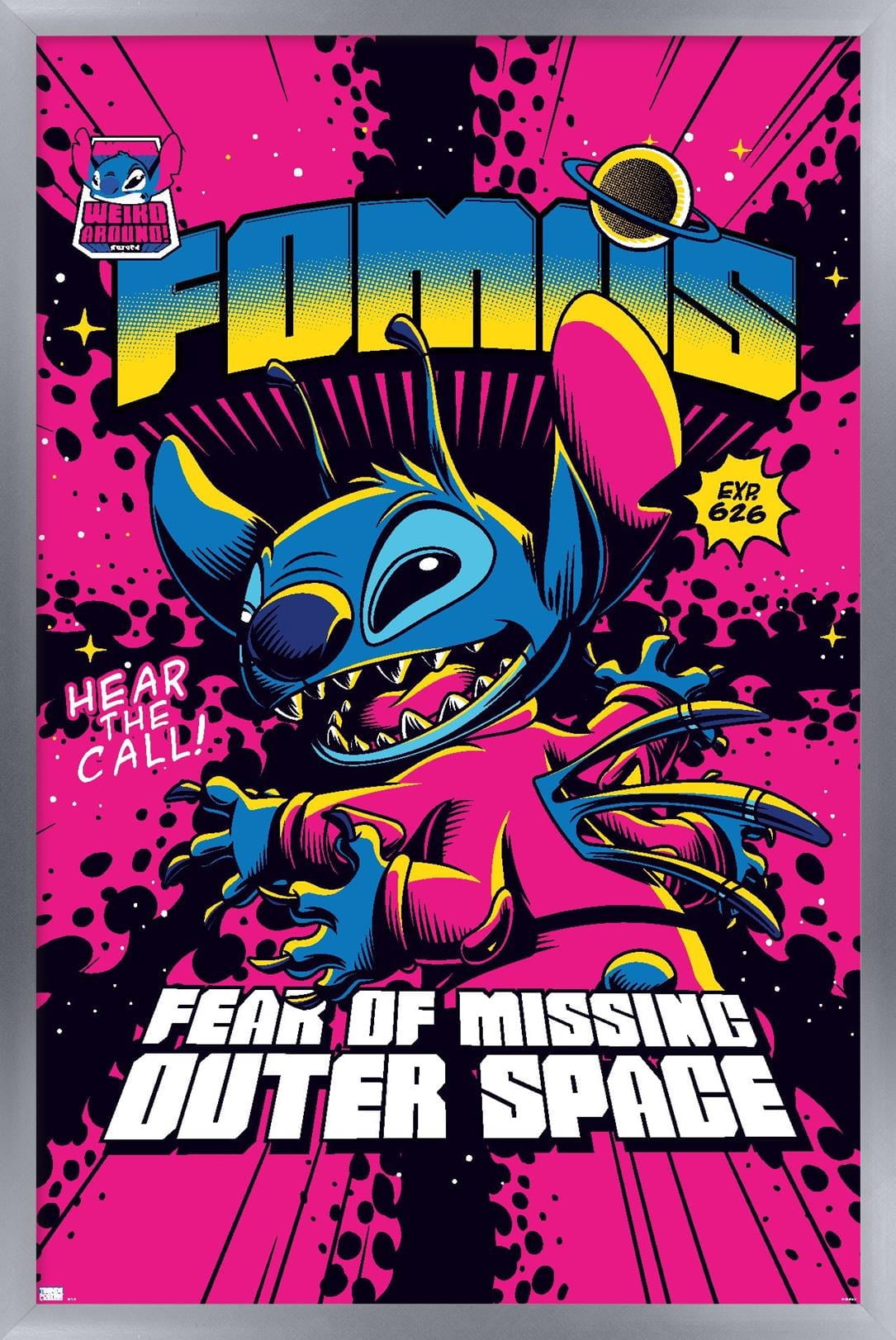 Disney Lilo and Stitch - Poster From Stitch Wall Poster with Magnetic ...