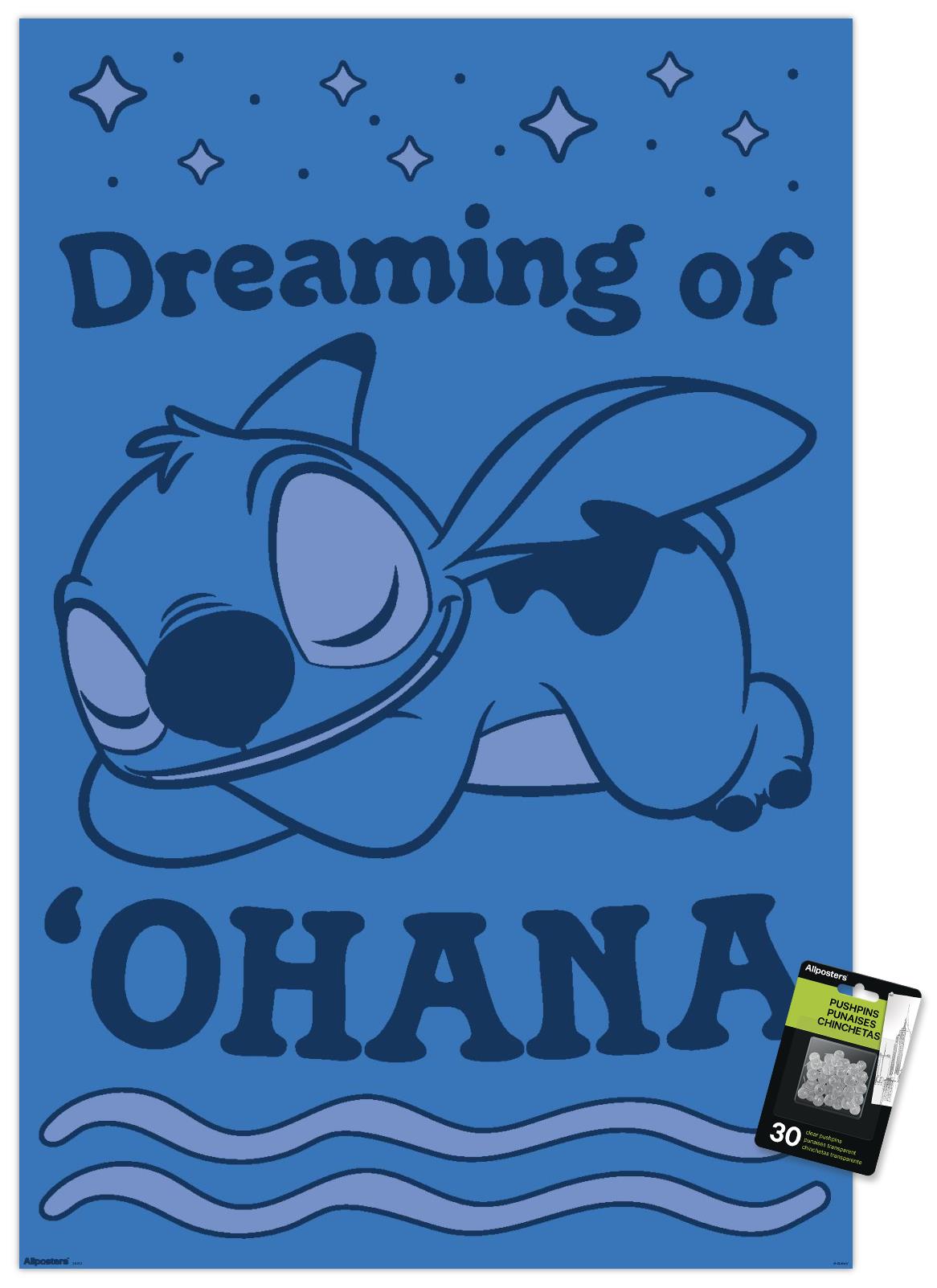 Disney Lilo and Stitch: Sleep Trends - Dreaming Of 'Ohana Wall Poster ...
