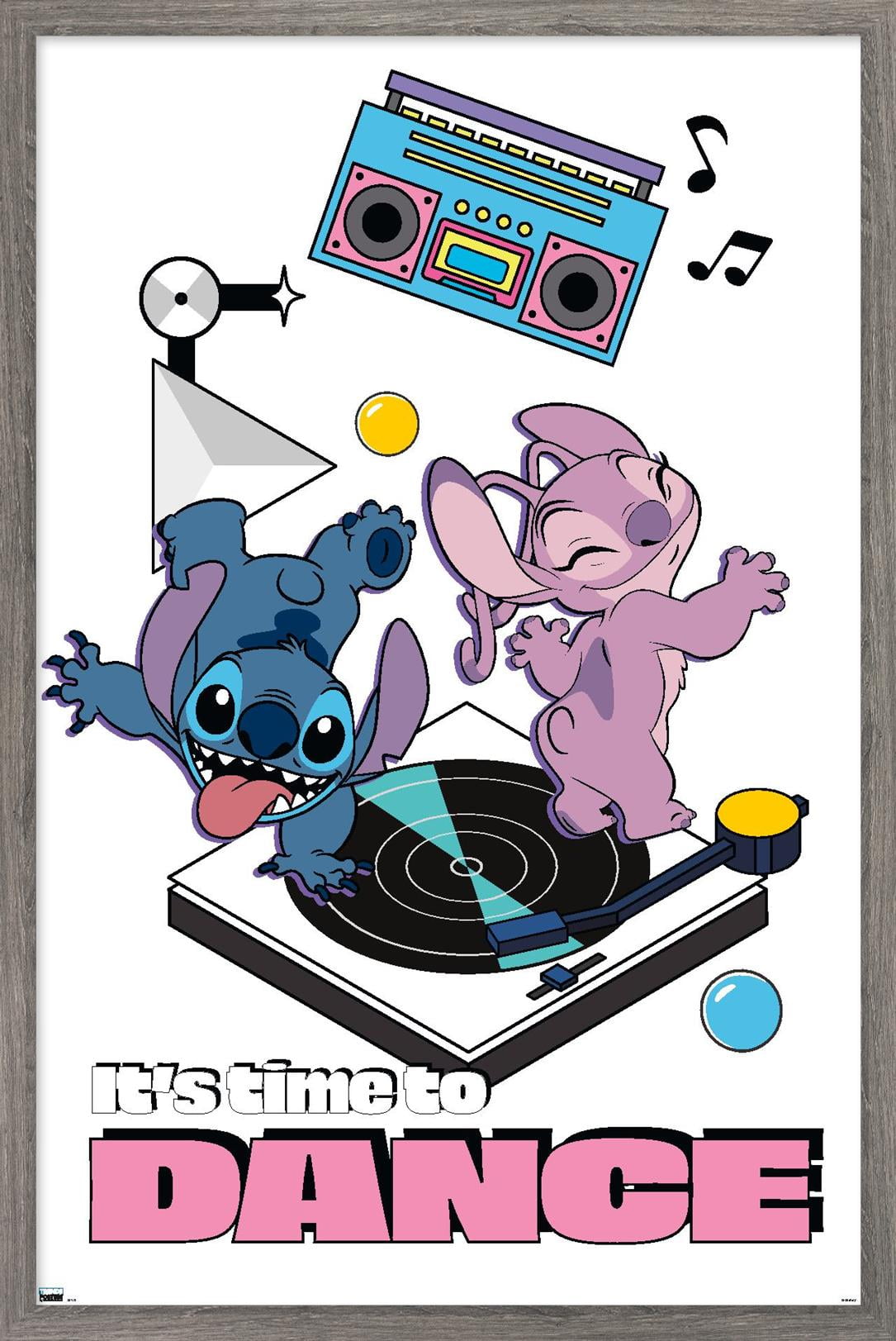 Disney Lilo and Stitch - Time To Dance Wall Poster, 14.725" x 22.375 ...
