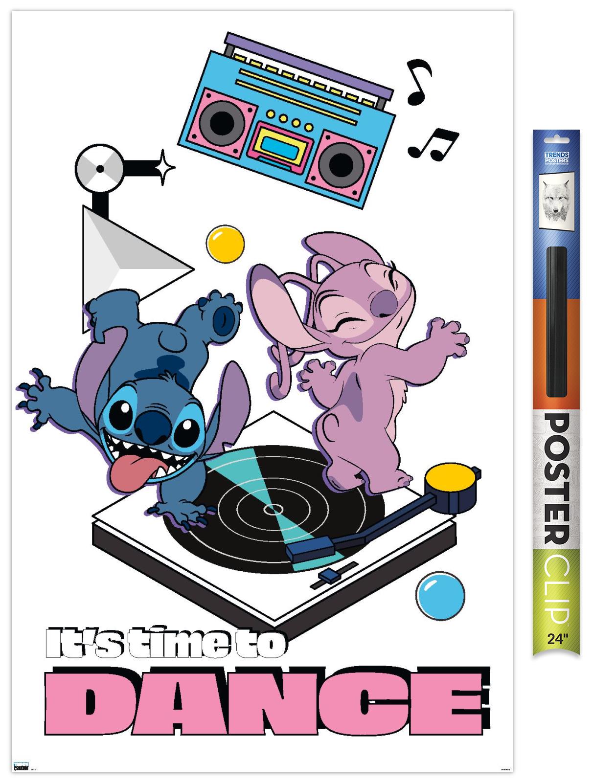 Disney Lilo and Stitch - Time To Dance Wall Poster, 22.375" x 34 ...