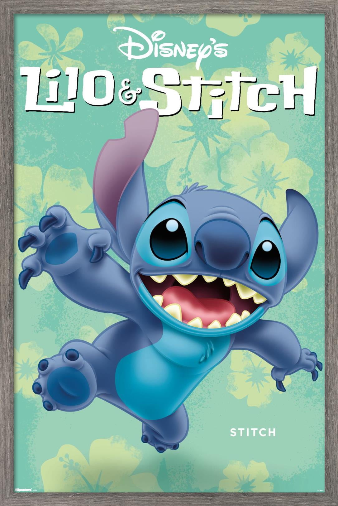 Disney Lilo and Stitch - Tropical Feature Wall Poster, 14.725" x 22.375 ...