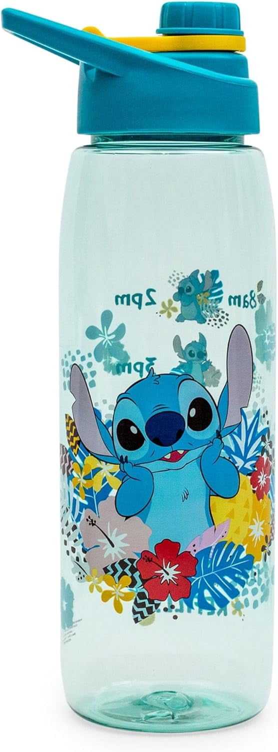 Disney Lilo and Stitch Tropical Tritan Water Bottle, 28oz for Kids ...