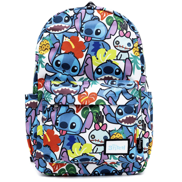 Disney Lilo and Stitch with Scrump 17" Full-Size Nylon Backpack ...