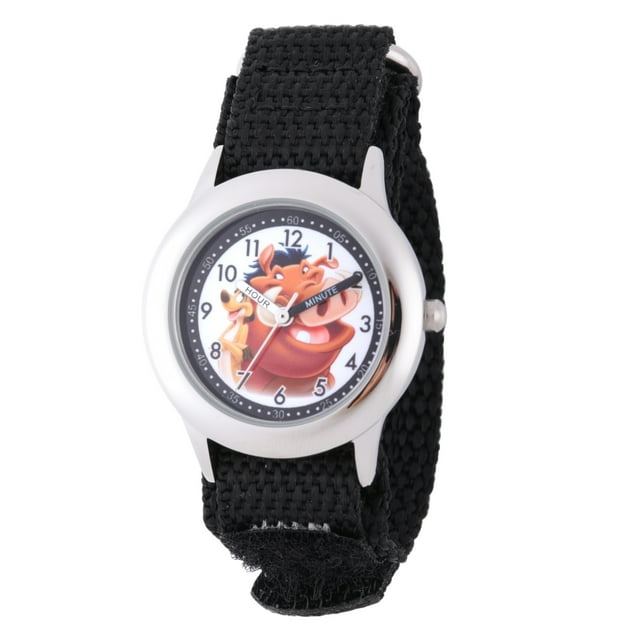 Disney Lion King Boys' Stainless Steel Time Teacher Watch, 1-Pack ...