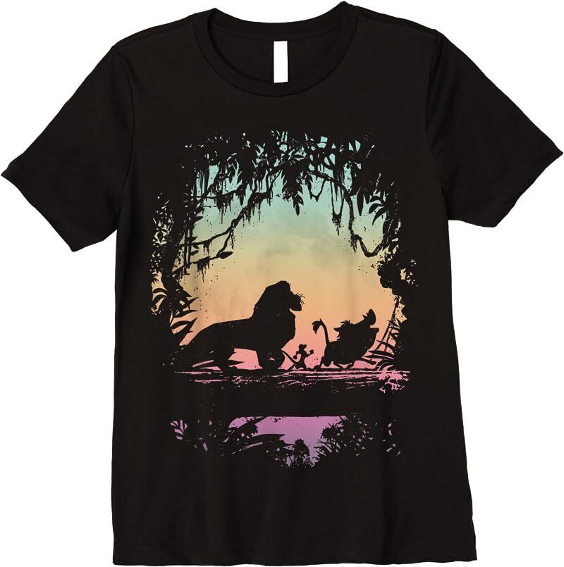 Disney Lion King Gradient Jungle Trio Graphic T-Shirts - Walmart.com