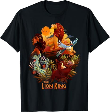Disney Lion King Main Cast Poster Graphic T-Shirt - Walmart.com