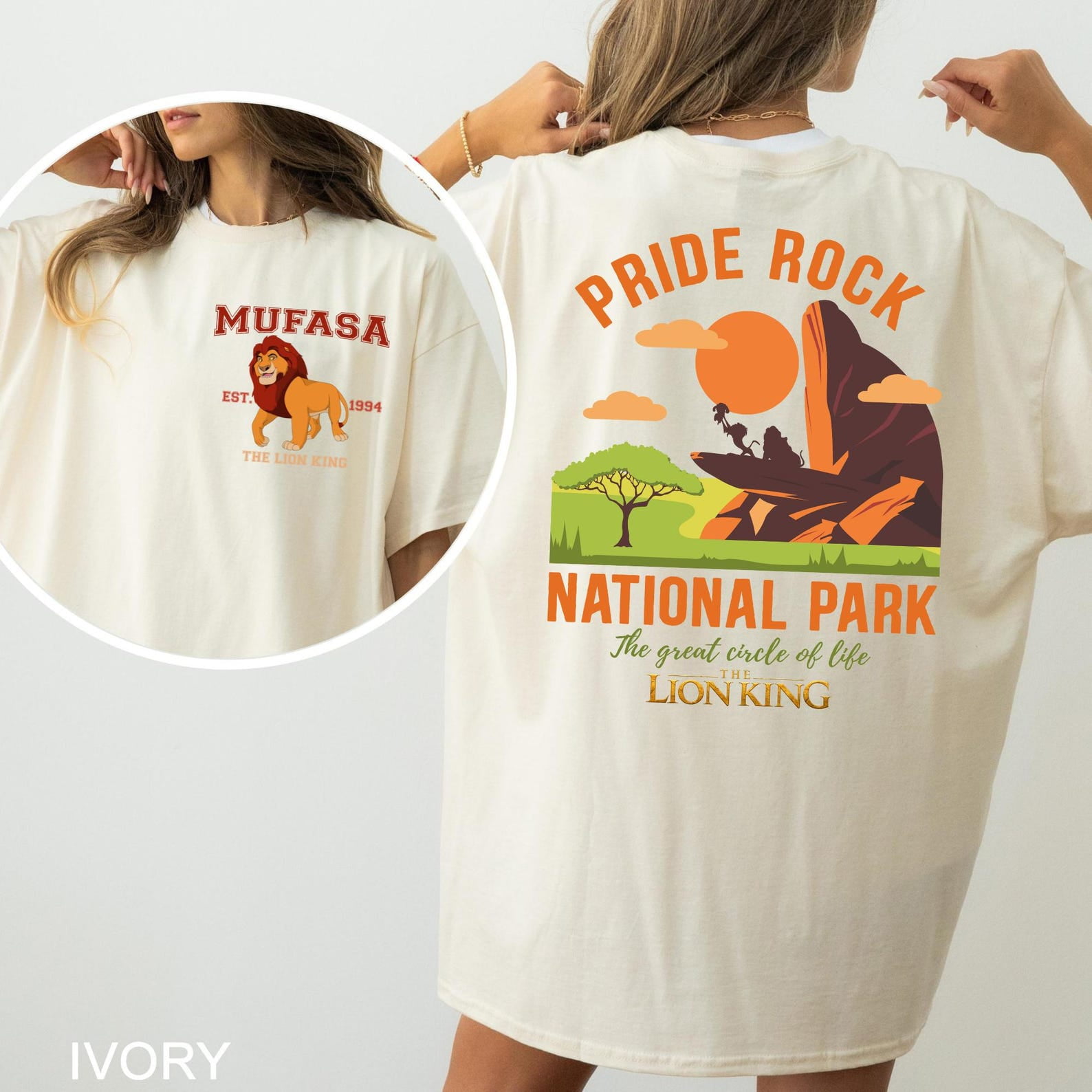 Disney Lion King Shirt, Double Side Lion King Shirt, Lion King ...