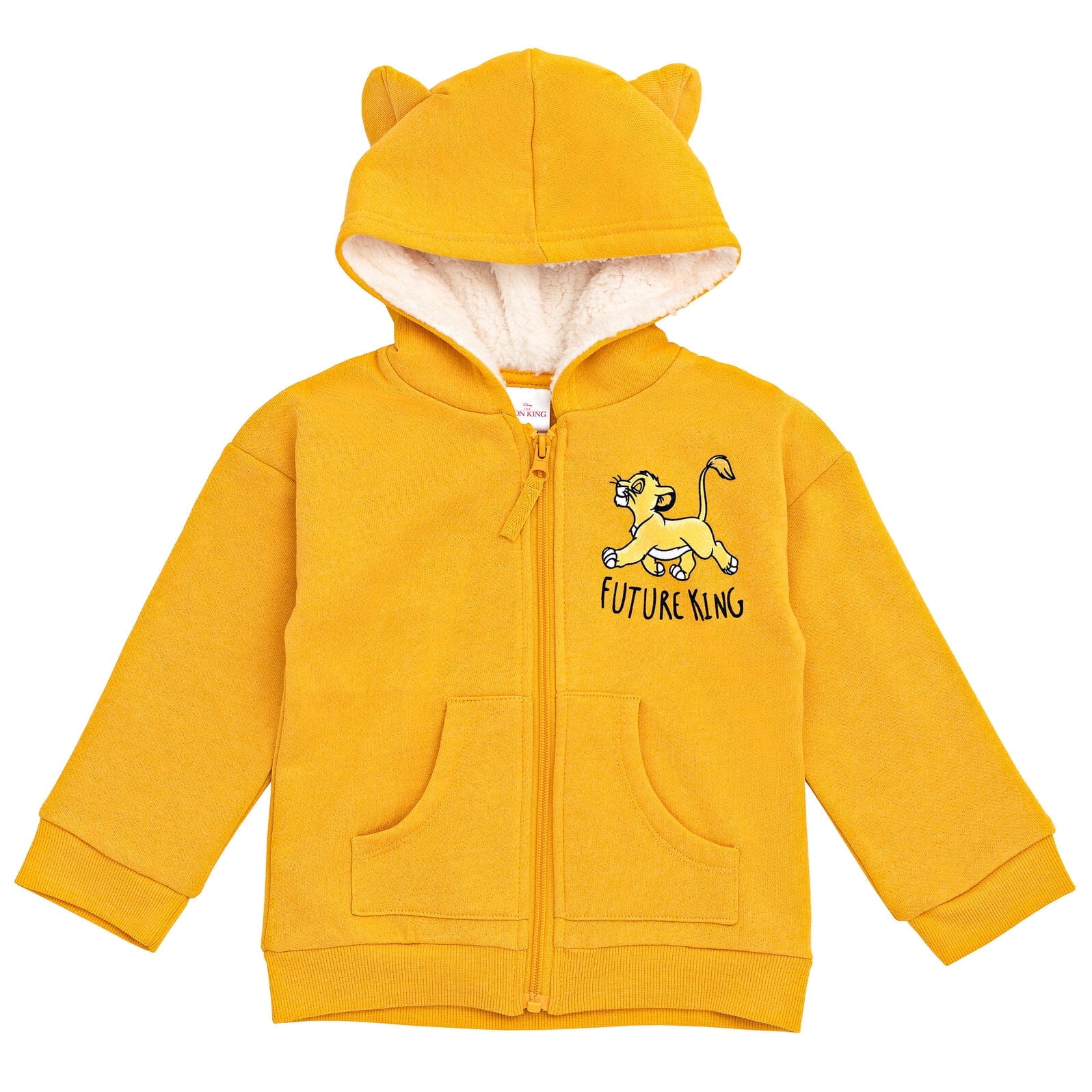 Disney Lion King Simba Fleece Zip Up Hoodie Sweatshirt for Newborn Baby ...