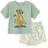 Disney Lion King Simba Toddler Clothes, Graphic T-Shirt and Shorts ...