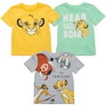 Disney Lion King Simba Timon Pumbaa Big Boys 3 Pack T-Shirts Infant to ...