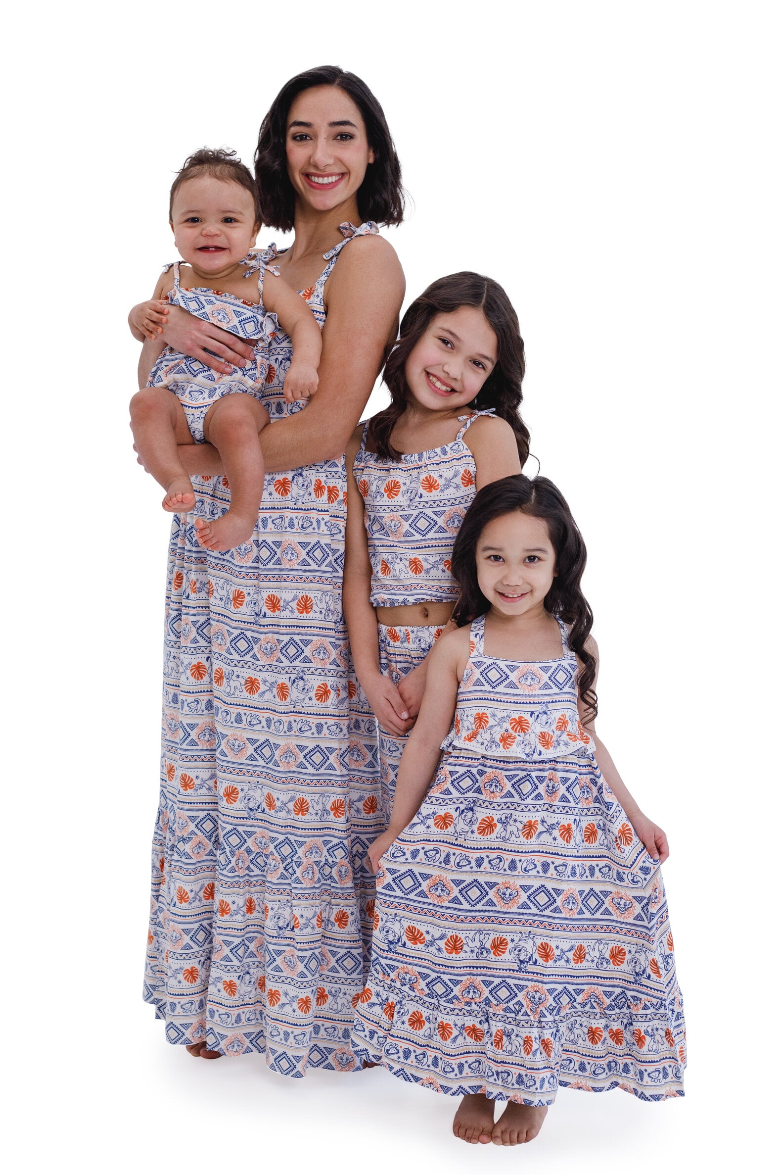 Disney Lion King Simba Timon Pumbaa Matching Family Maxi Dress Toddler ...
