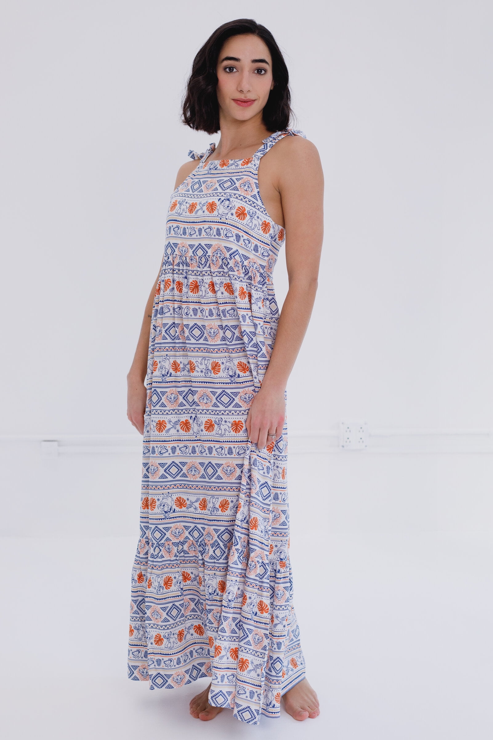 Disney Lion King Simba Timon Pumbaa Womens Matching Family Maxi Dress ...